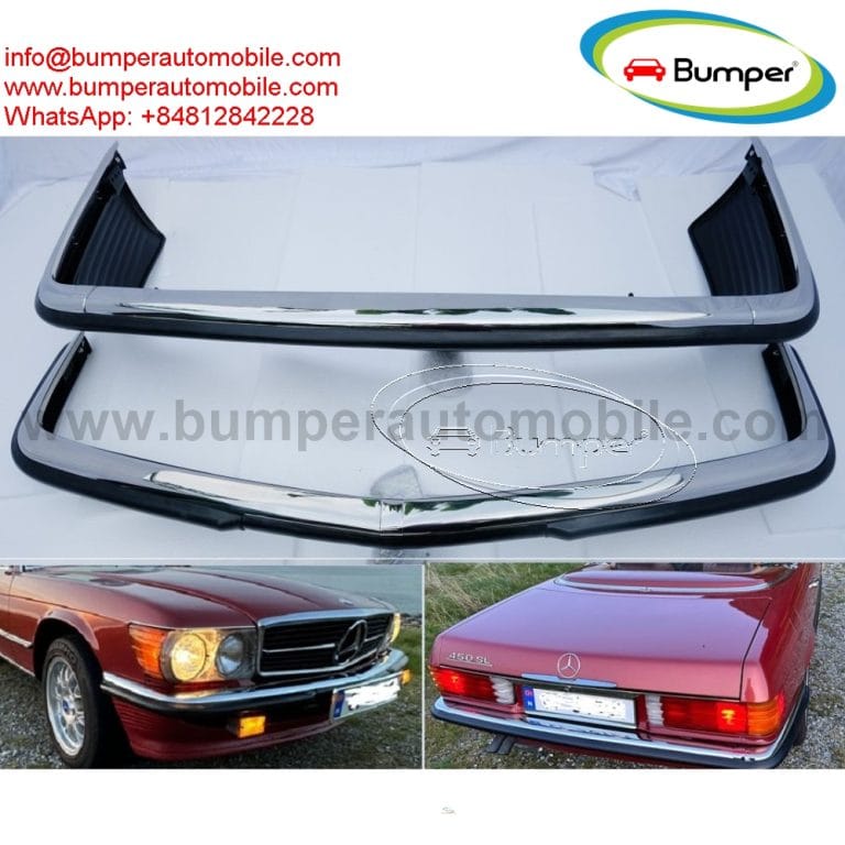 Mercedes R107 C107 SL SLC EU Bumpers full set new - Bumperautomobile